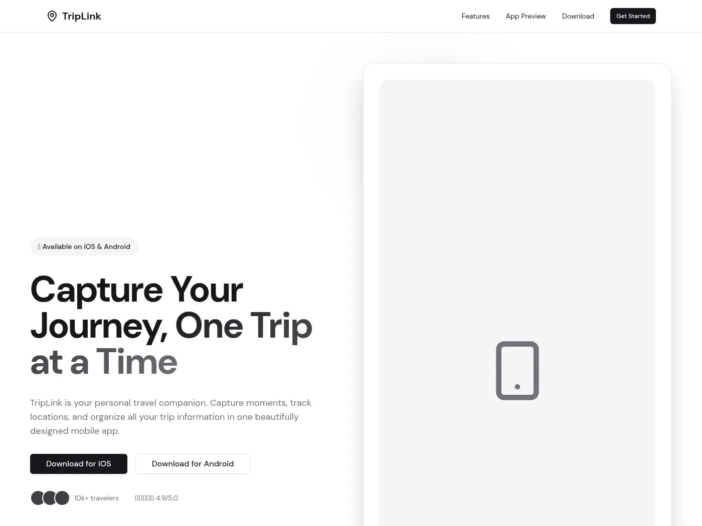TripLink Web Portal