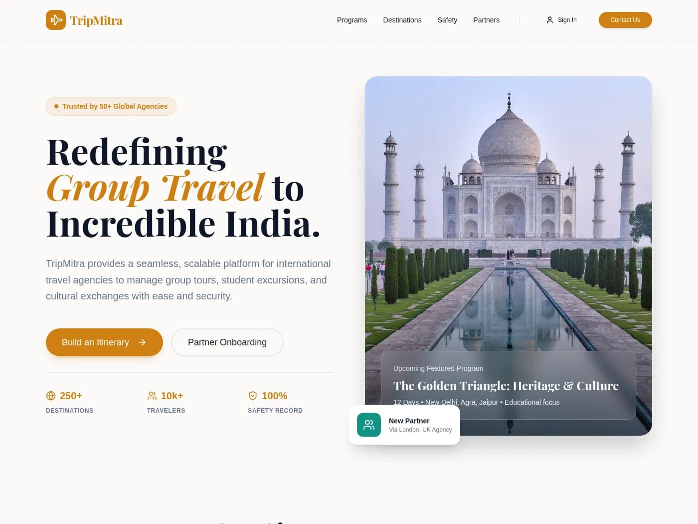 TripMitra Travel Platform