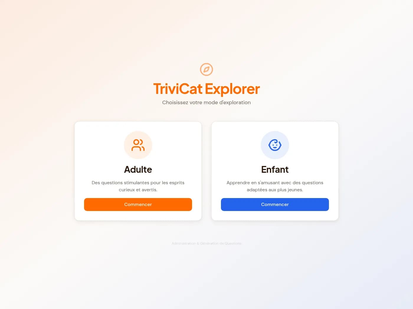 TriviCat Explorer