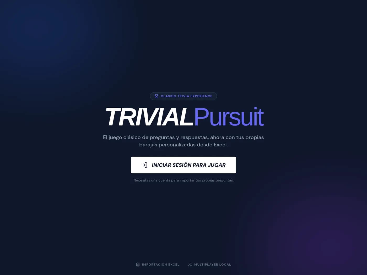Trivial Import Game