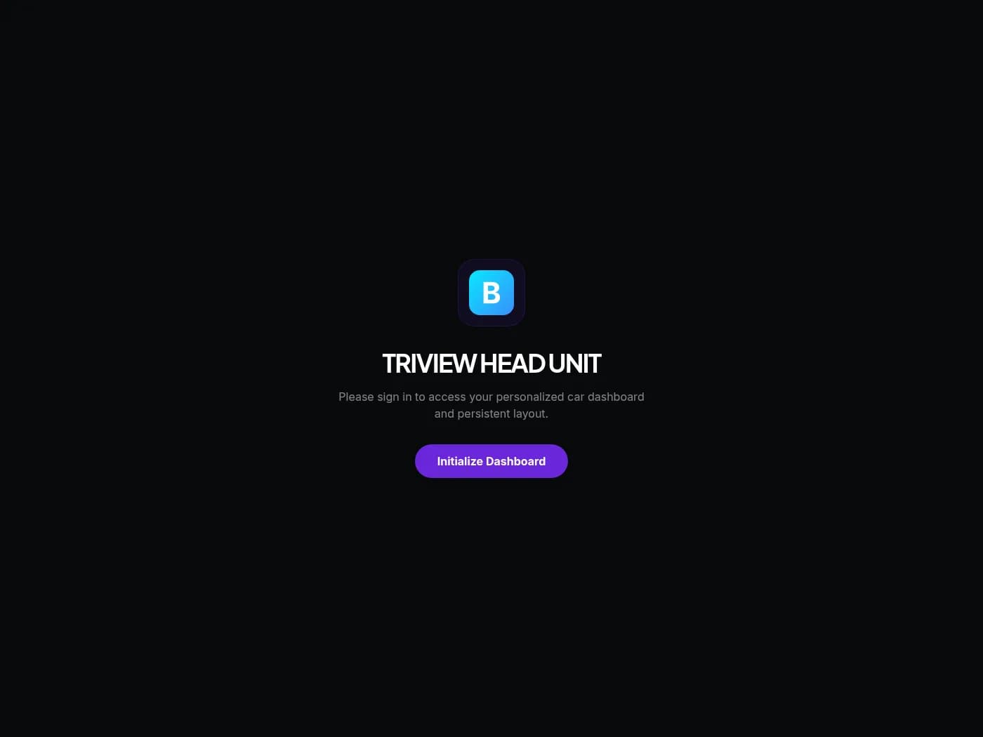 TriView Head Unit