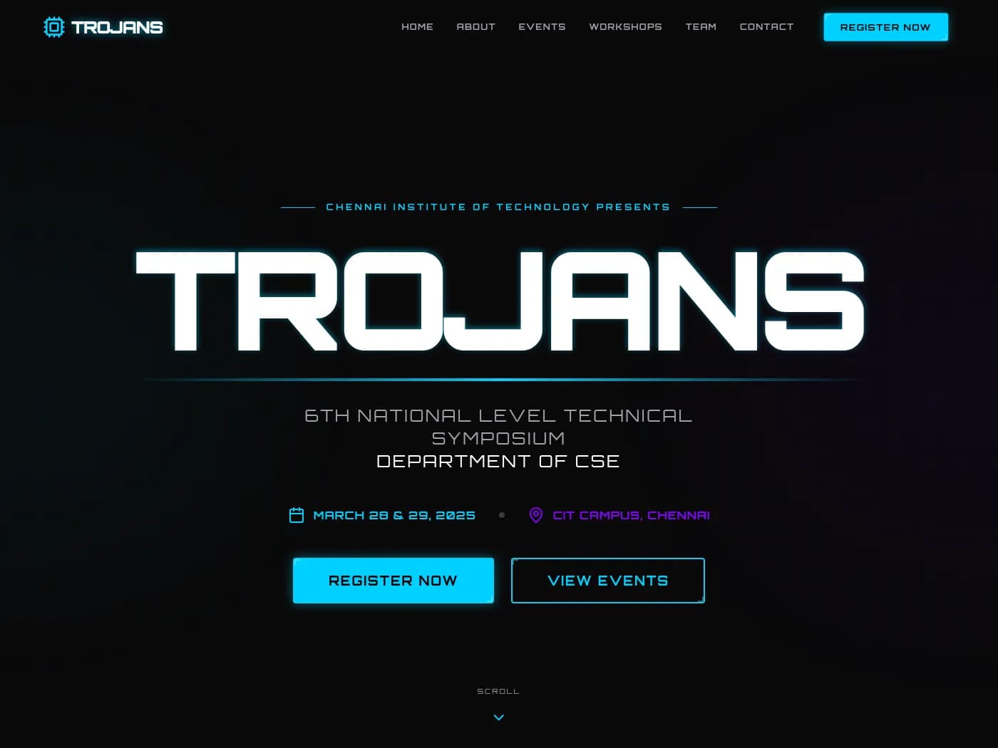 Trojans CIT Website Clone