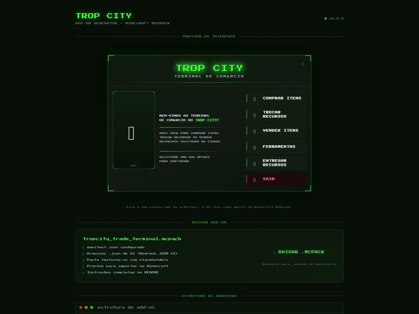 Trop City Trade Terminal