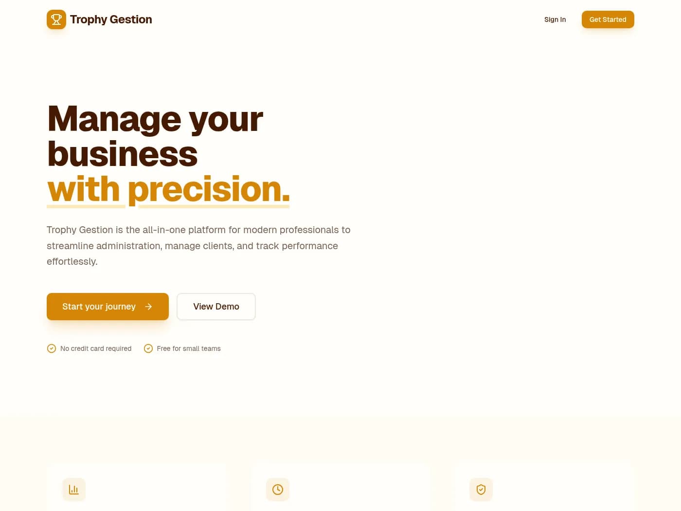 Trophy Gestion Clone