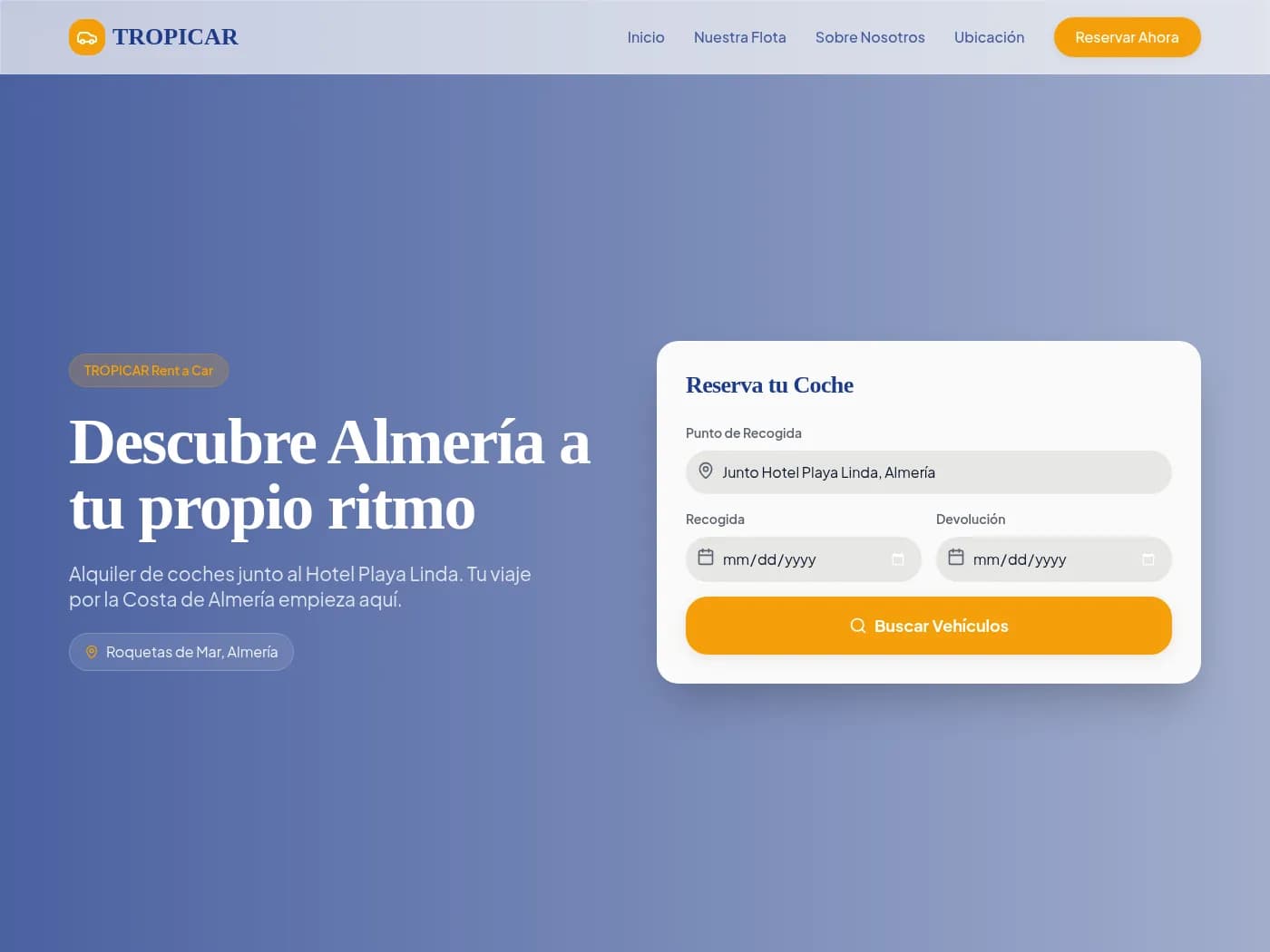 TROPICAR Rent a Car Web