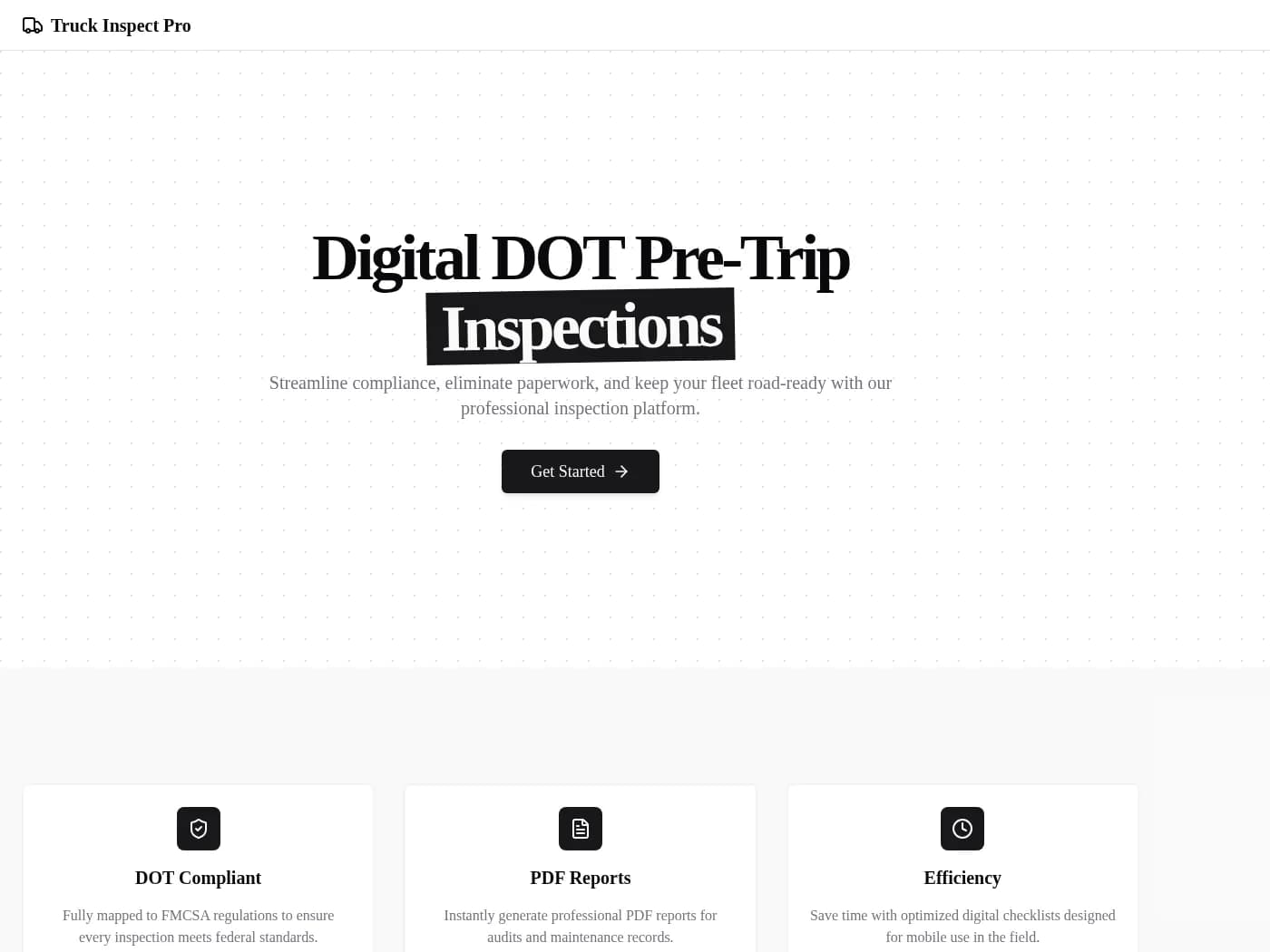 Truck Inspect Pro
