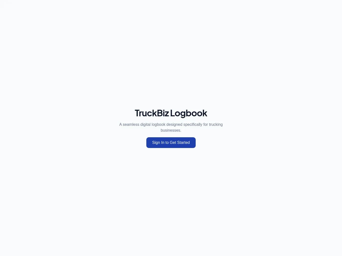TruckBiz Logbook