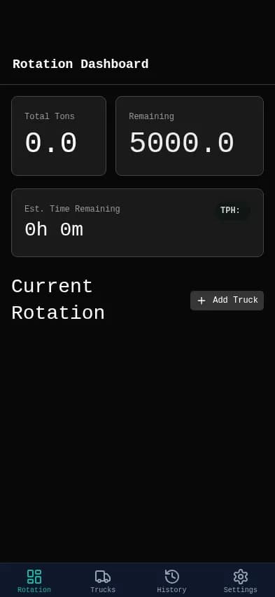 Truck Rotation Tracker