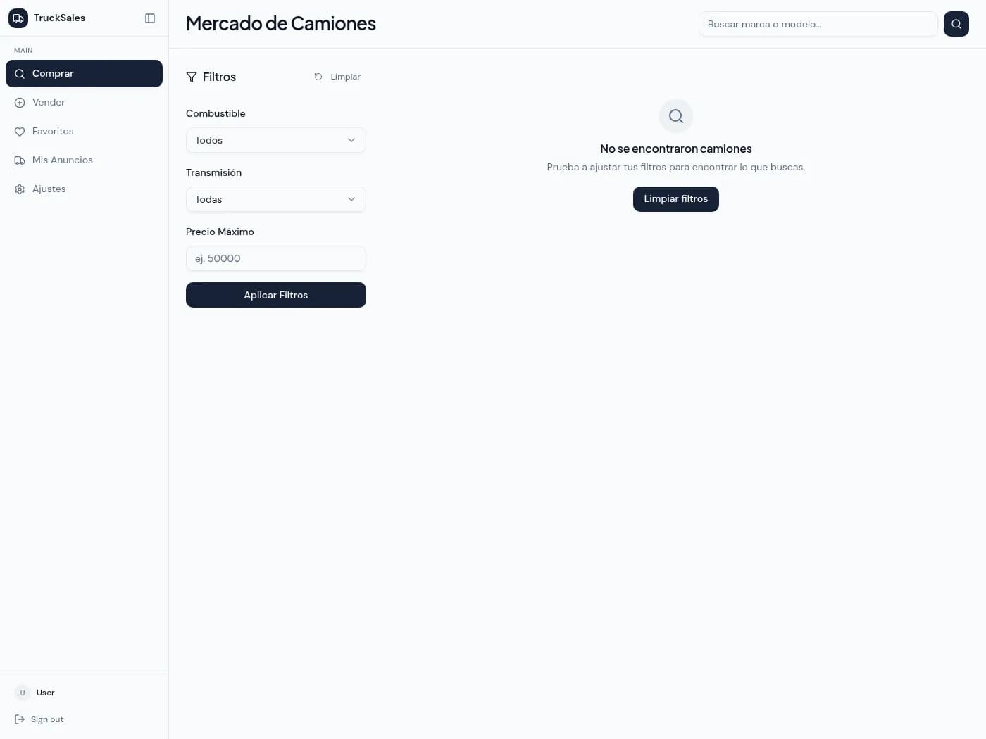 TruckSales Portal