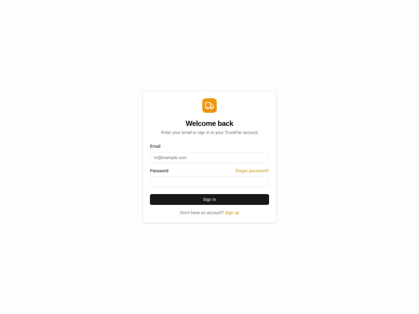 TruckFixr Fleet Diagnostics