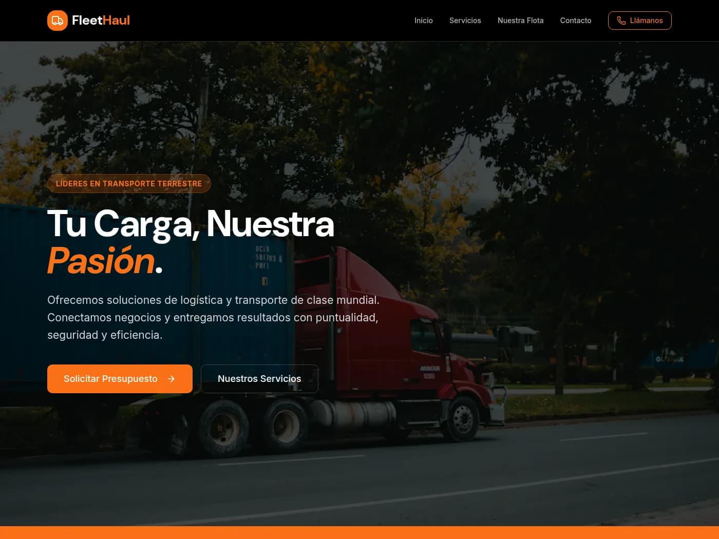 FleetHaul Web Site