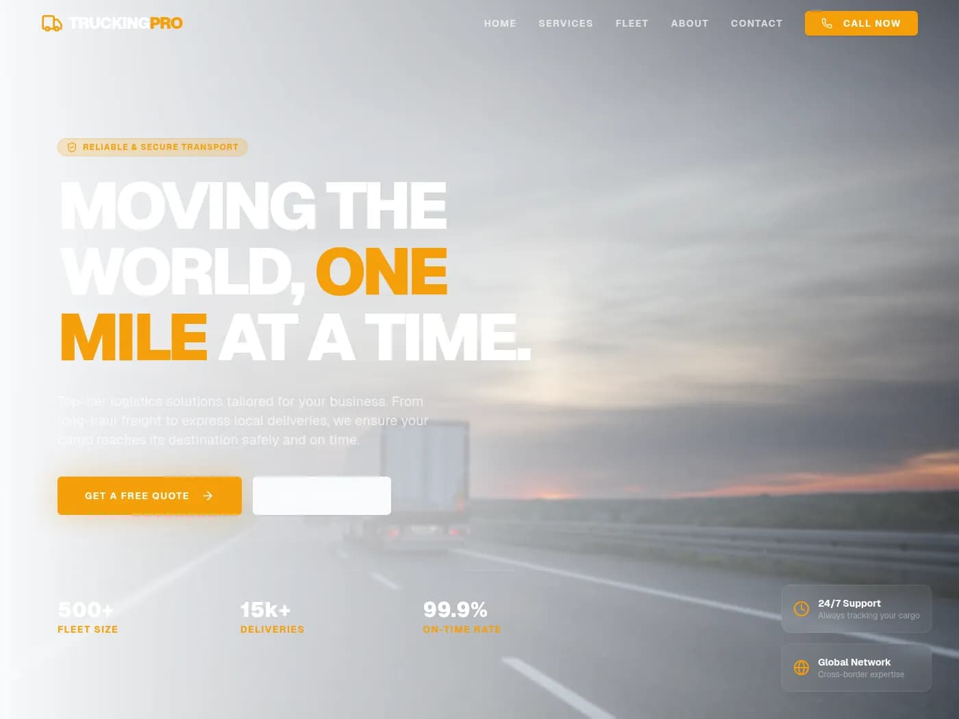 TruckingPro Website