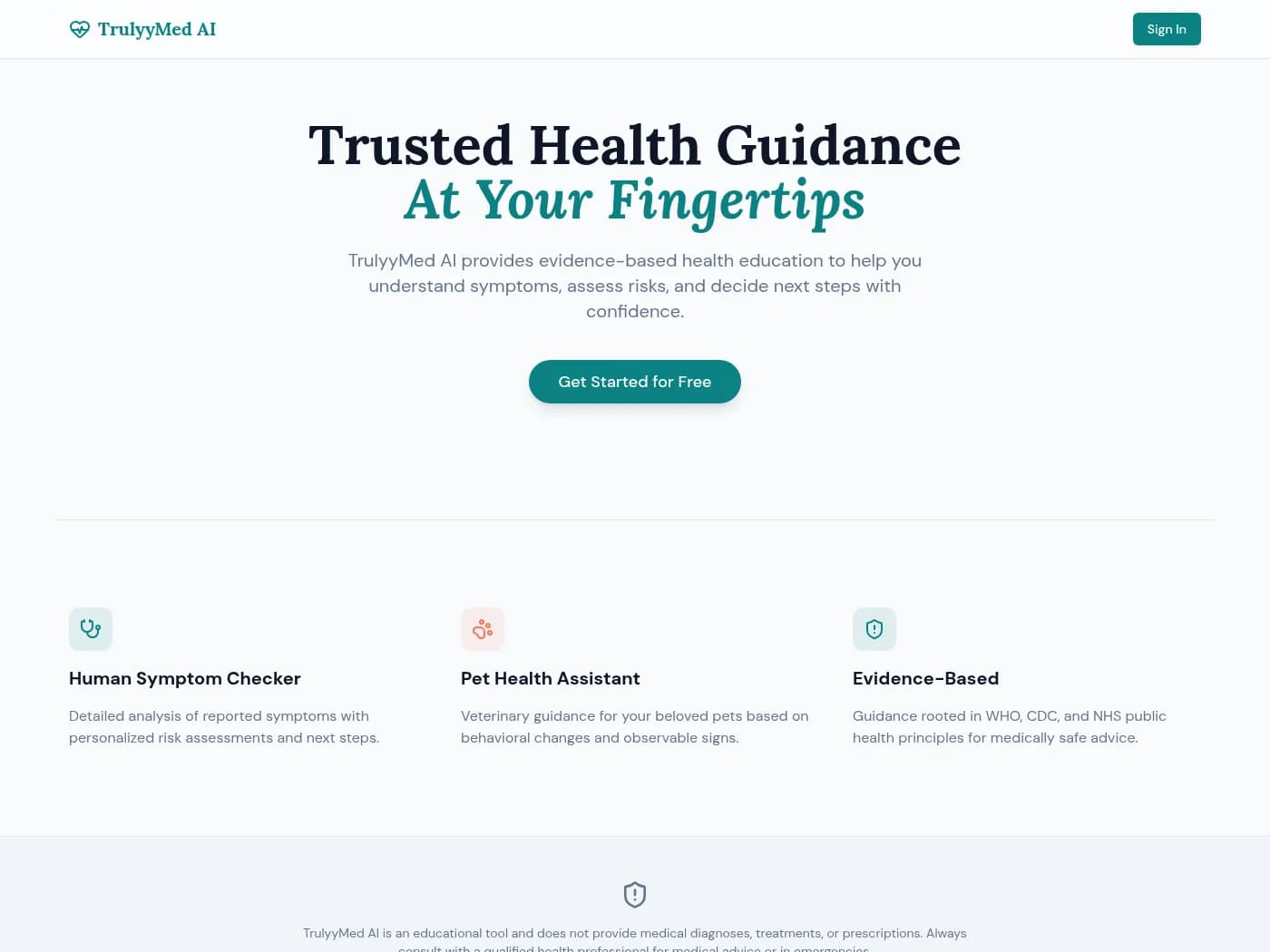 TrulyyMed AI Assistant