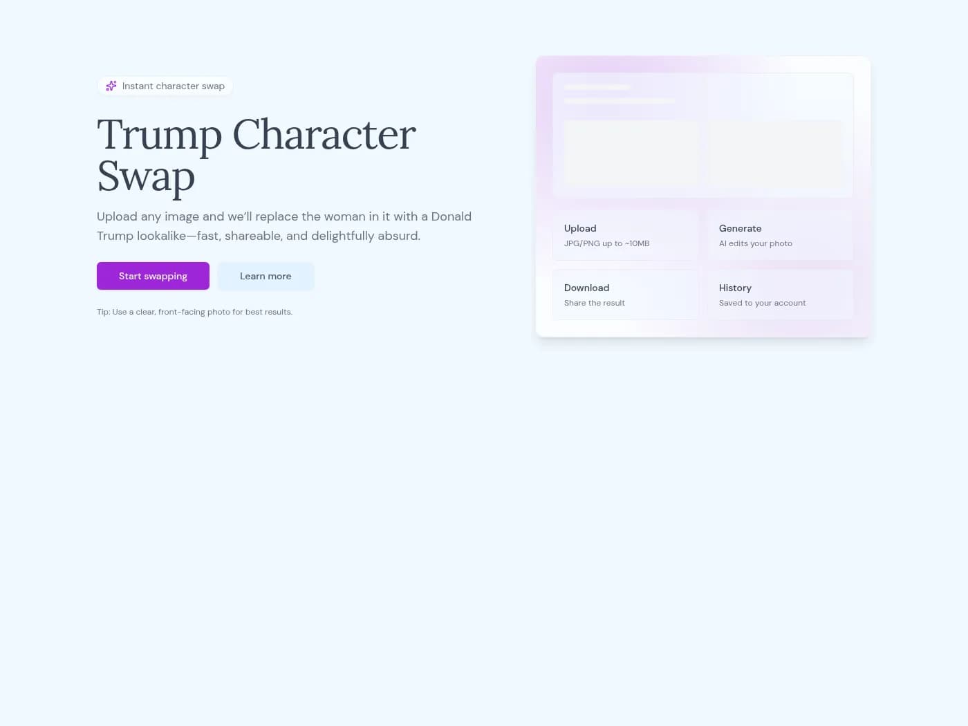 Trump Character Swap