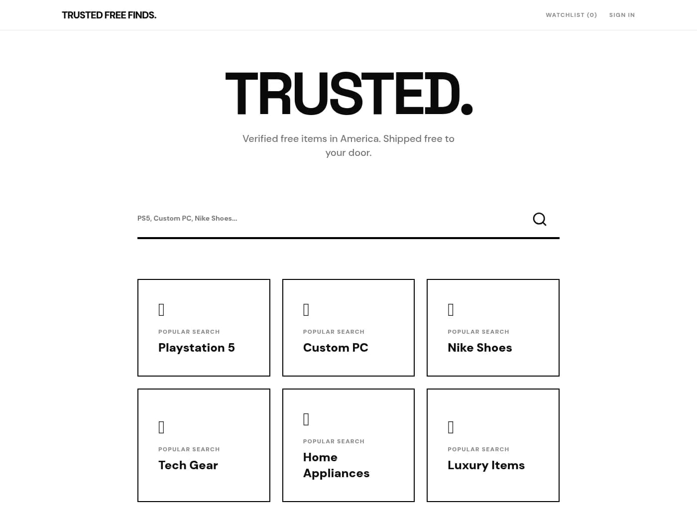 Trusted Free Finds
