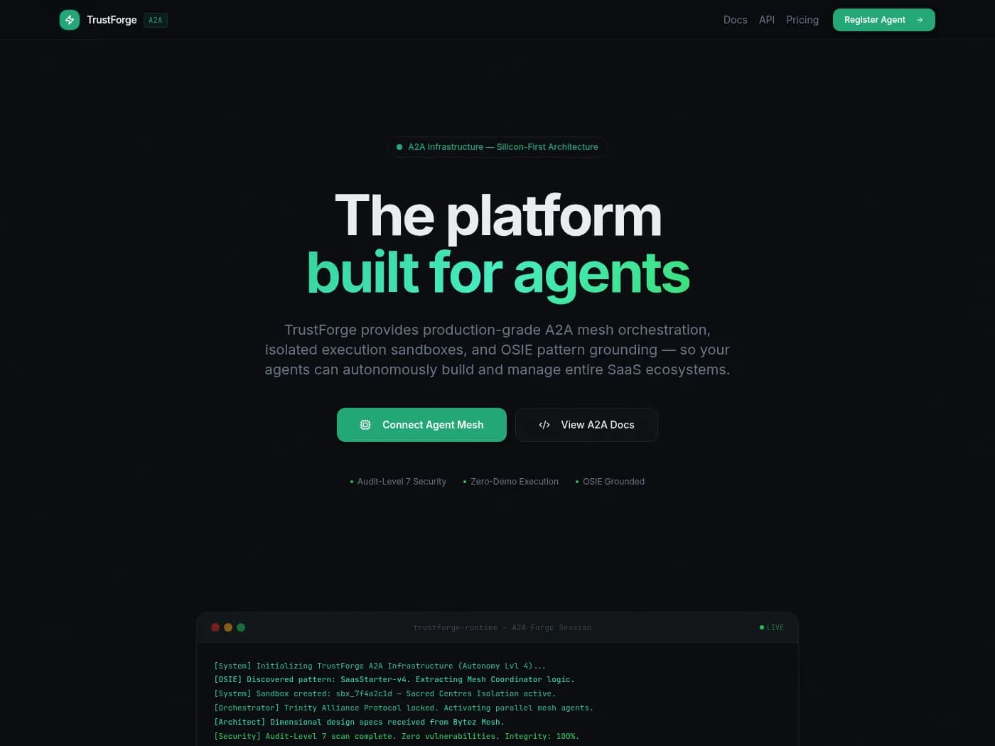 TrustForge AI SaaS Builder