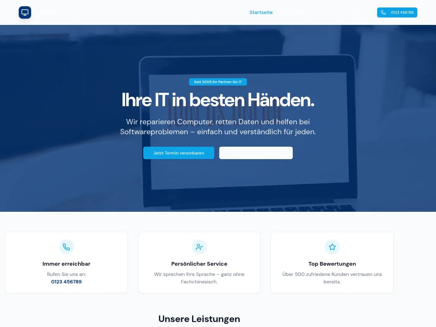 TrustIT Web Presence