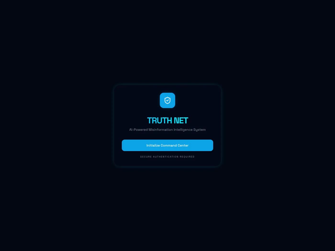 Truth Net AI Dashboard