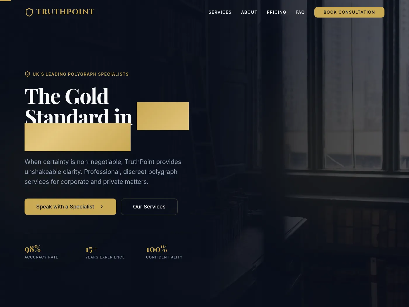 TruthPoint Premium Homepage