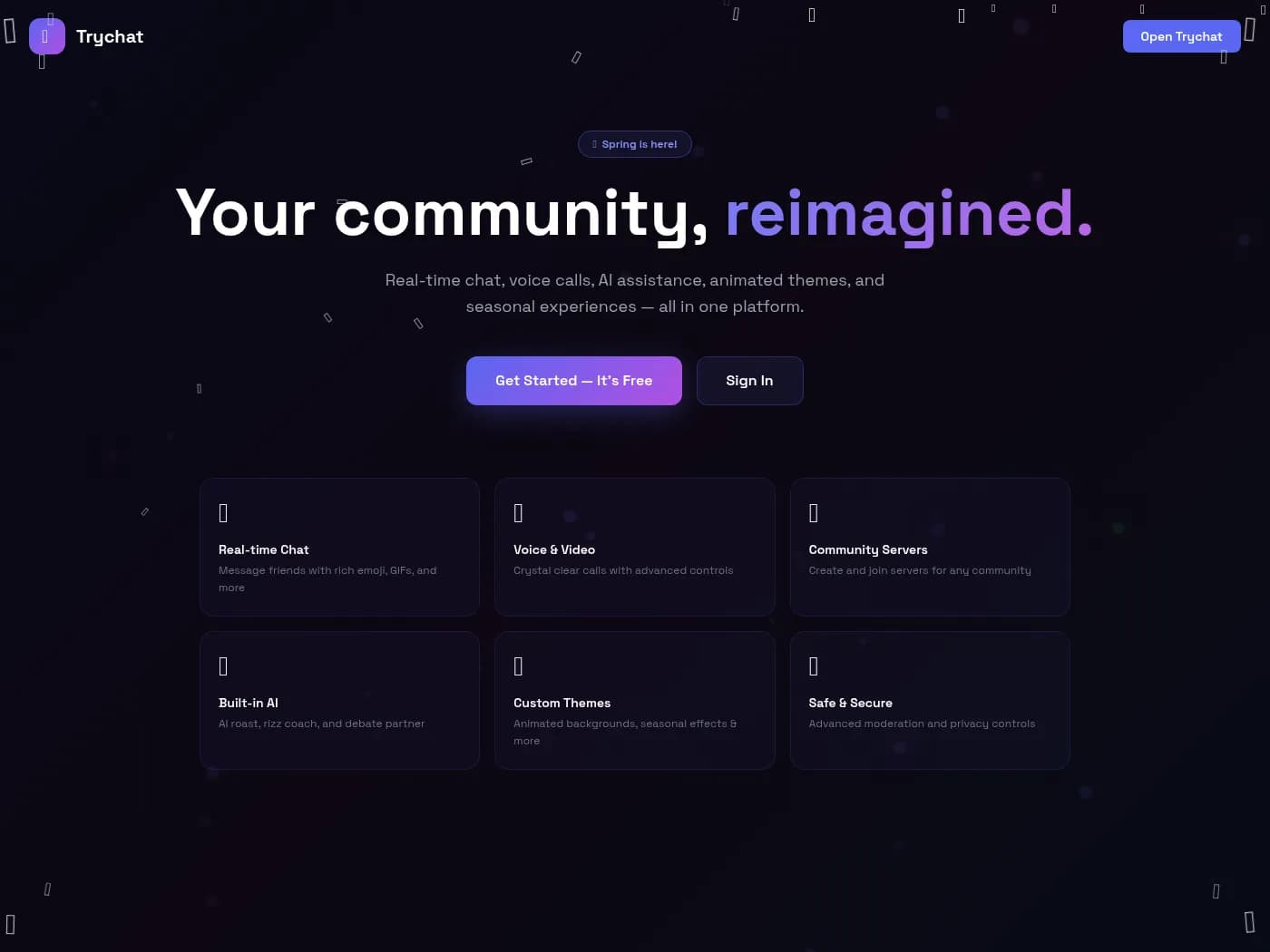 Trychat Social Hub