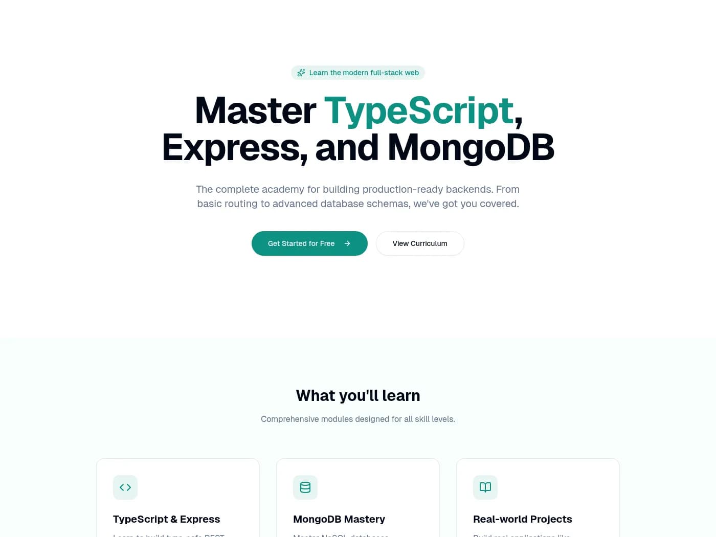 TypeScript Express Academy
