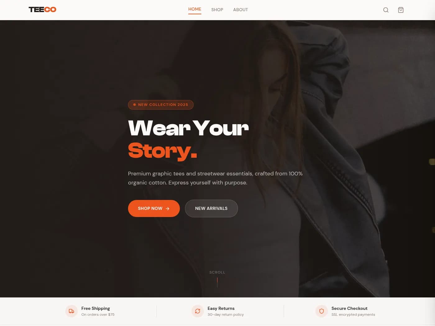 TeeCommerce Site