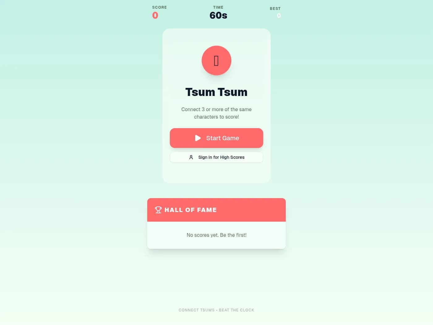 Tsum Tsum Clone