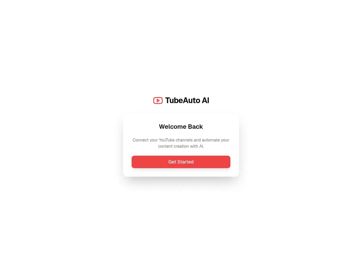 TubeAuto AI Backend