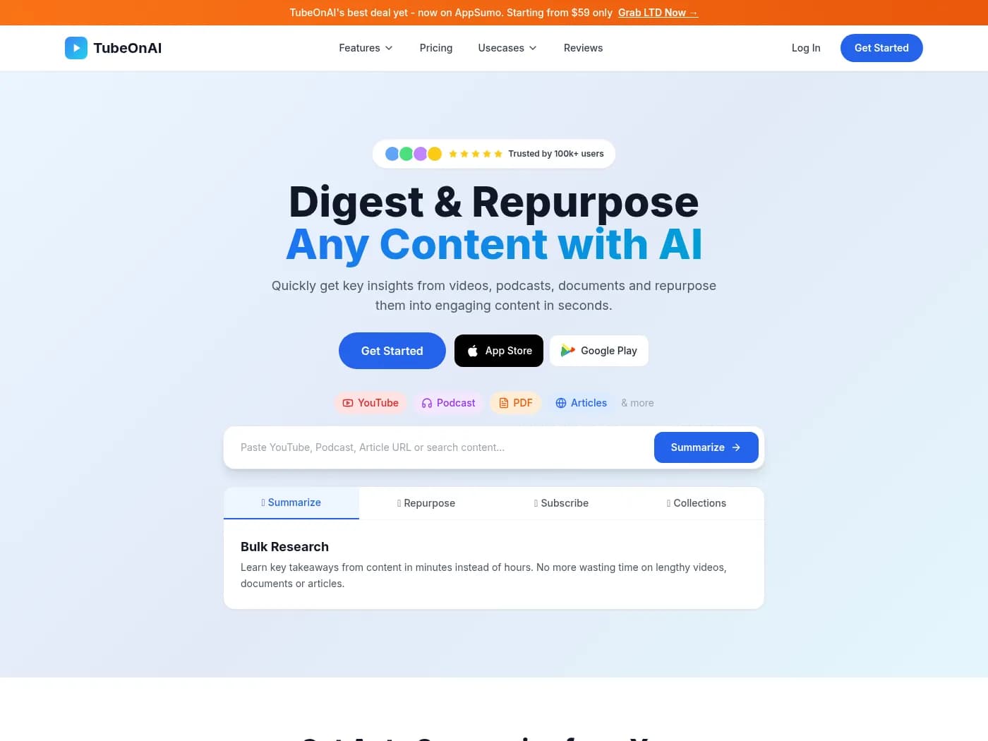 TubeAI Clone