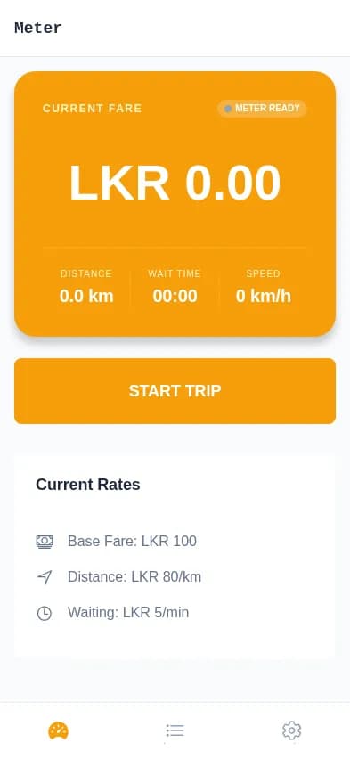 Tuk-Tuk Meter App