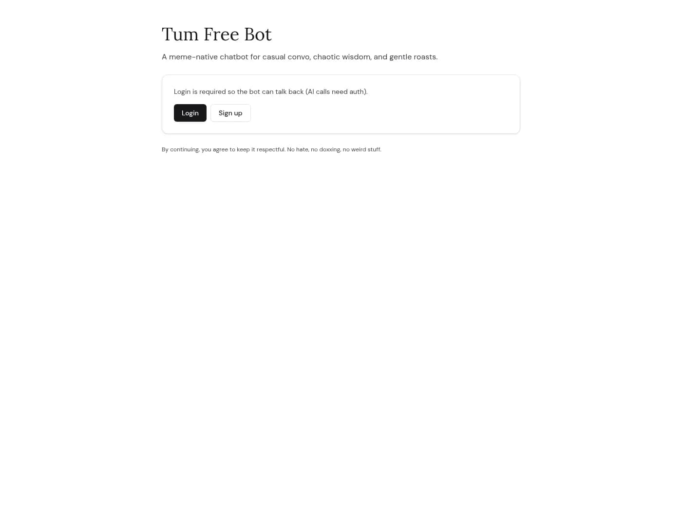 Tum Free Bot