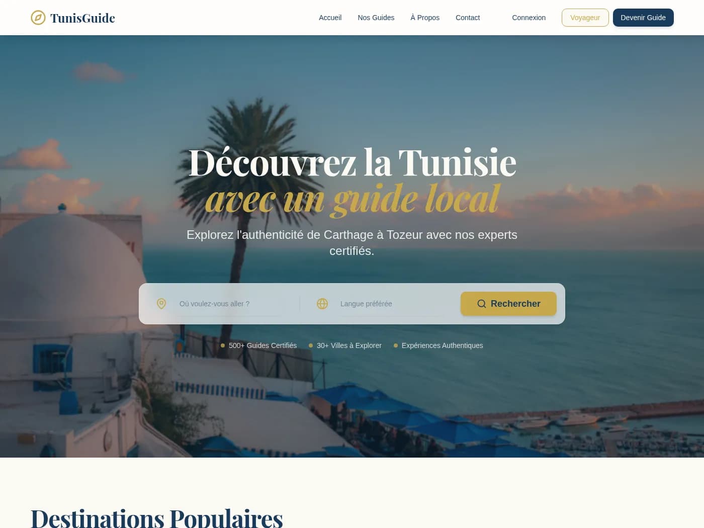 TunisGuide Platform