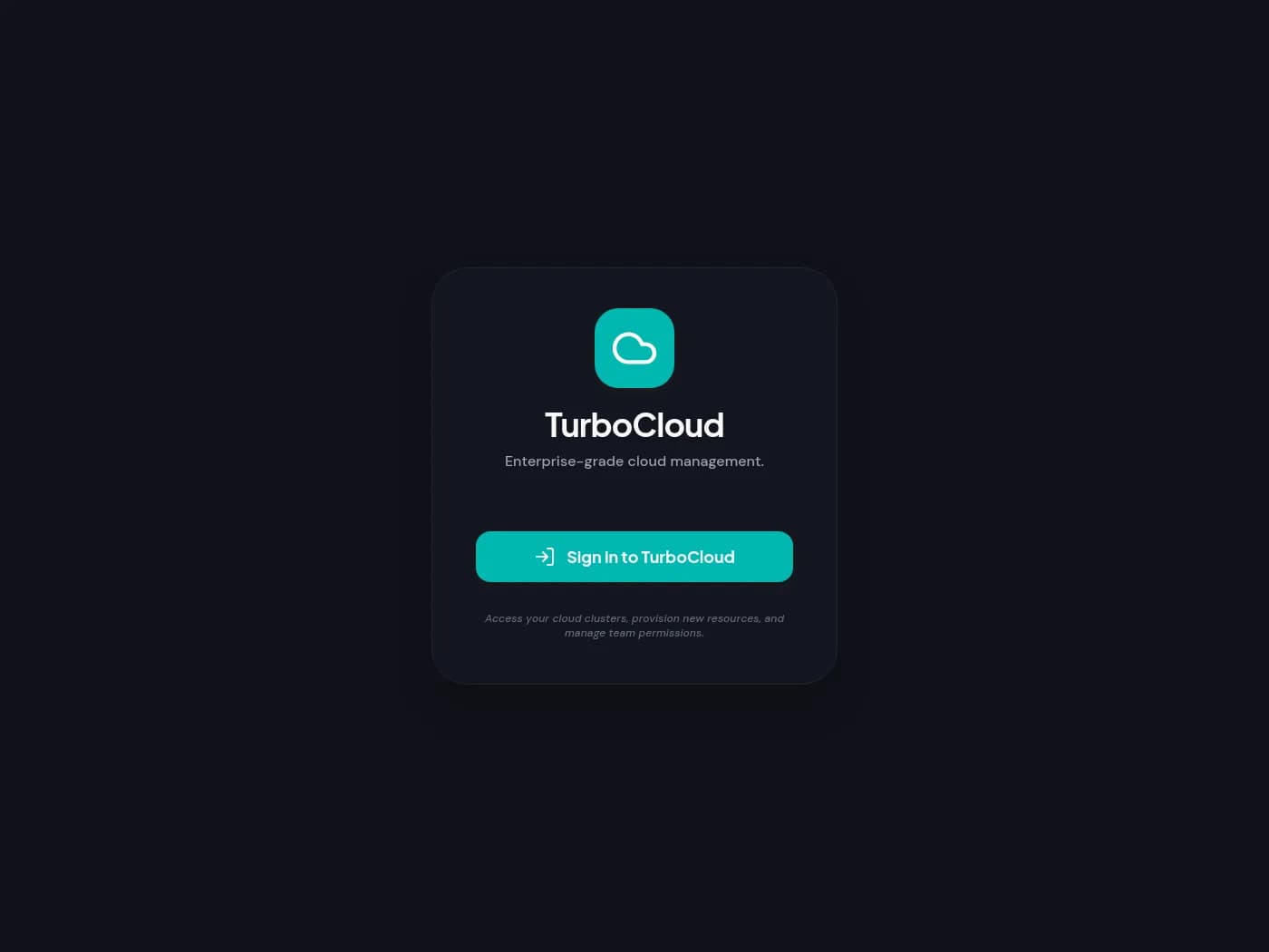TurboCloud Manager