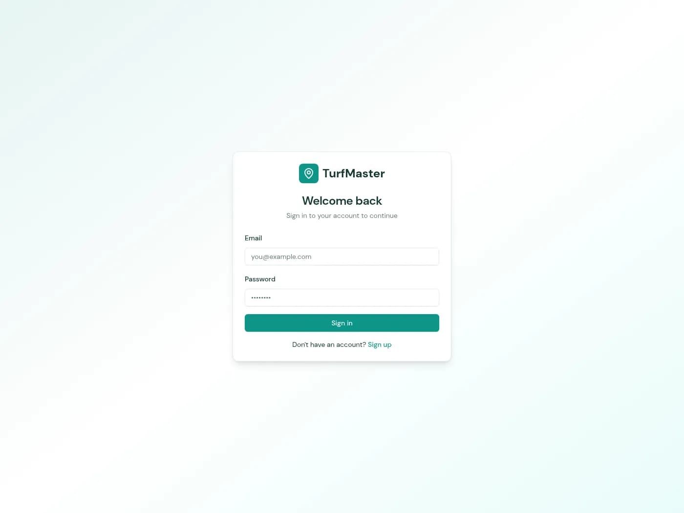 TurfMaster Booking Platform