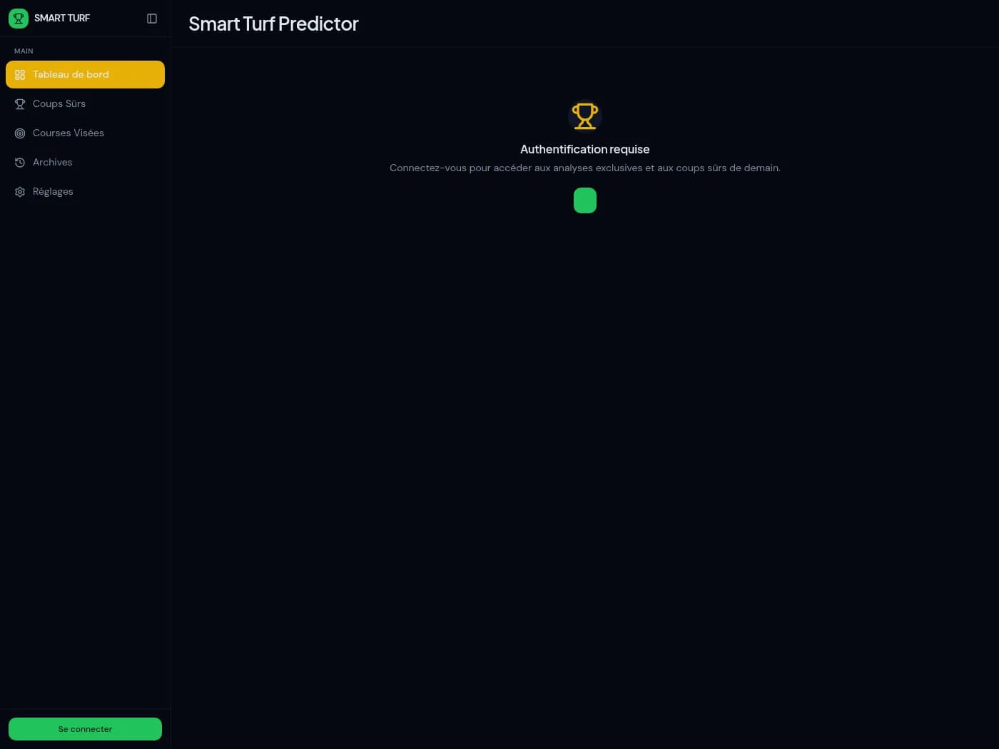 Smart Turf Predictor