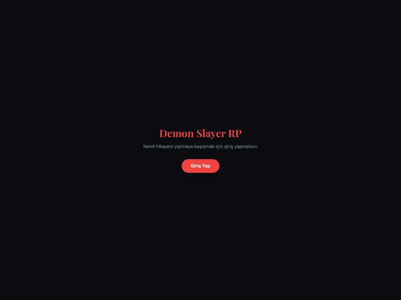 Demon Slayer Türkçe RP