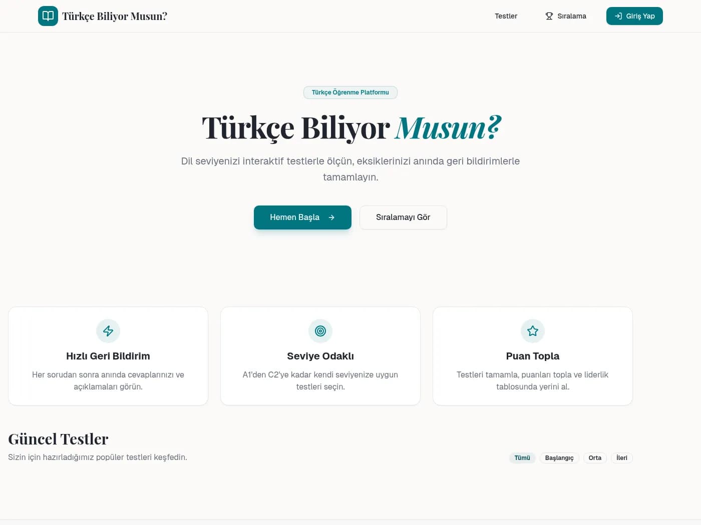 Türkçe Biliyor Musun