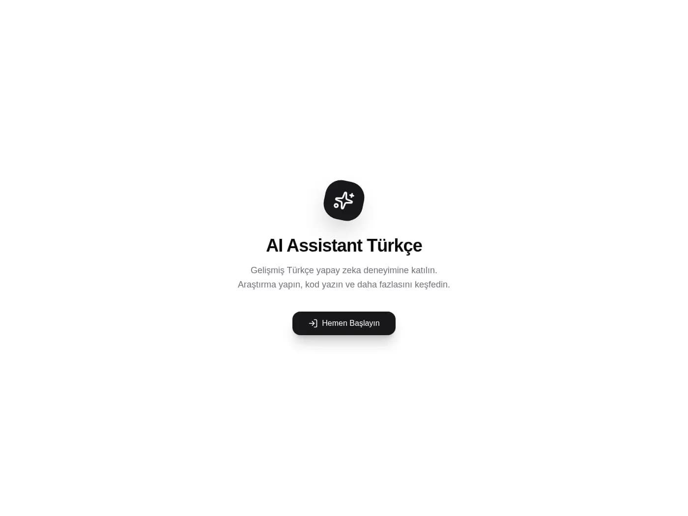 AI Assistant Türkçe