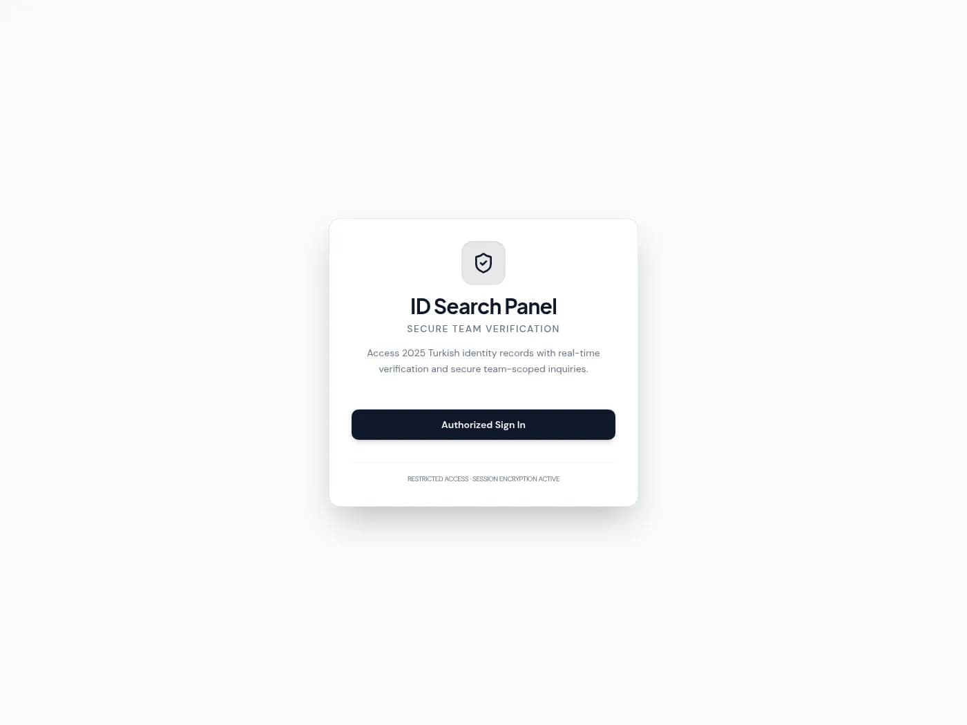 ID Search Panel