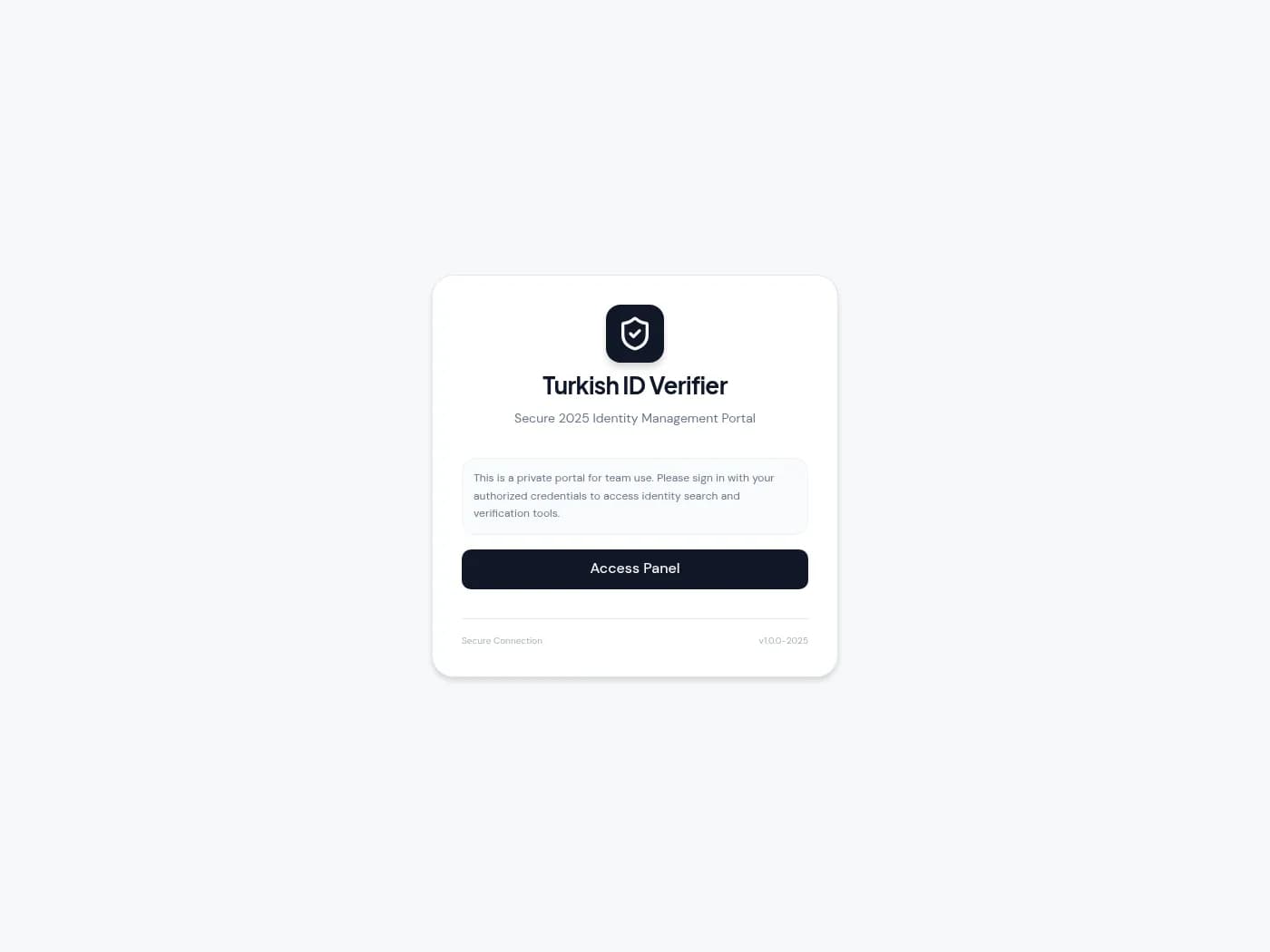 Turkish ID Verifier