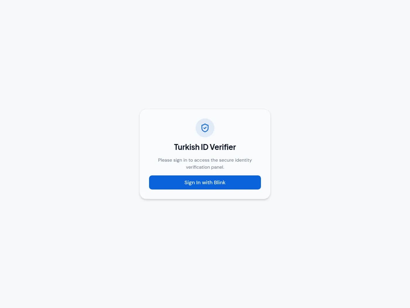 Turkish ID Verifier
