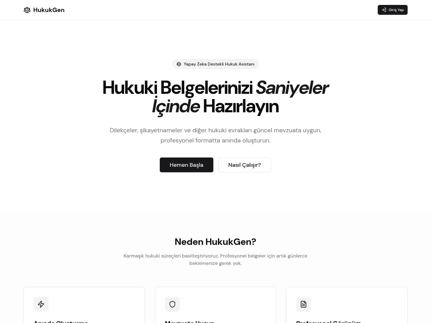 Turkish Legal Doc Generator
