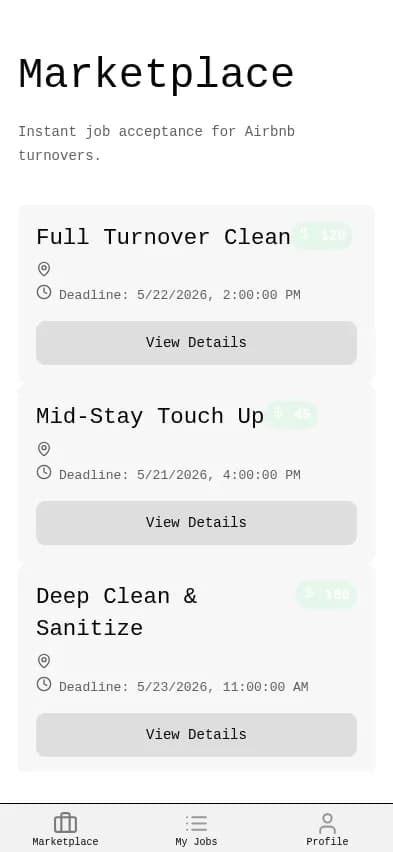 TurnoSync Marketplace