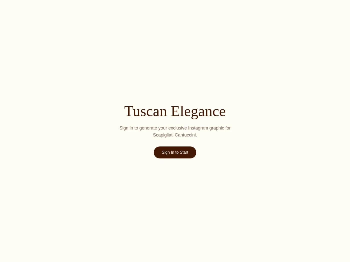 Tuscan Cantuccini Graphic