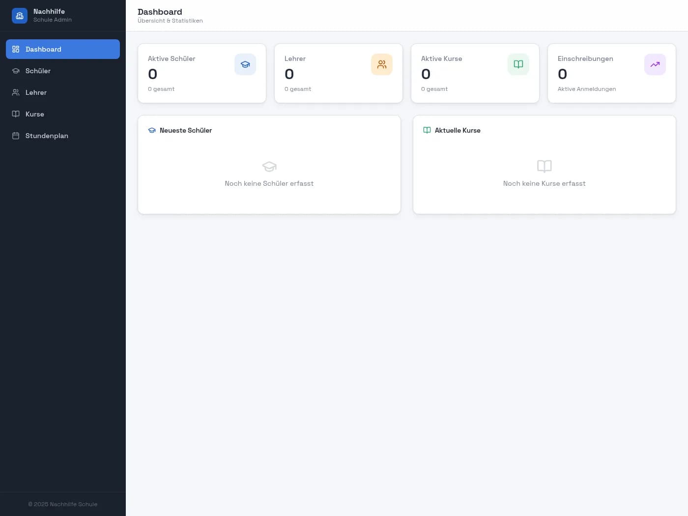 Tutor School Admin App