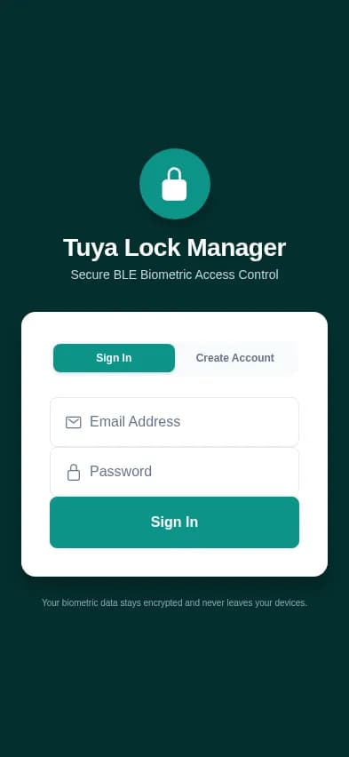 Tuya Lock Manager