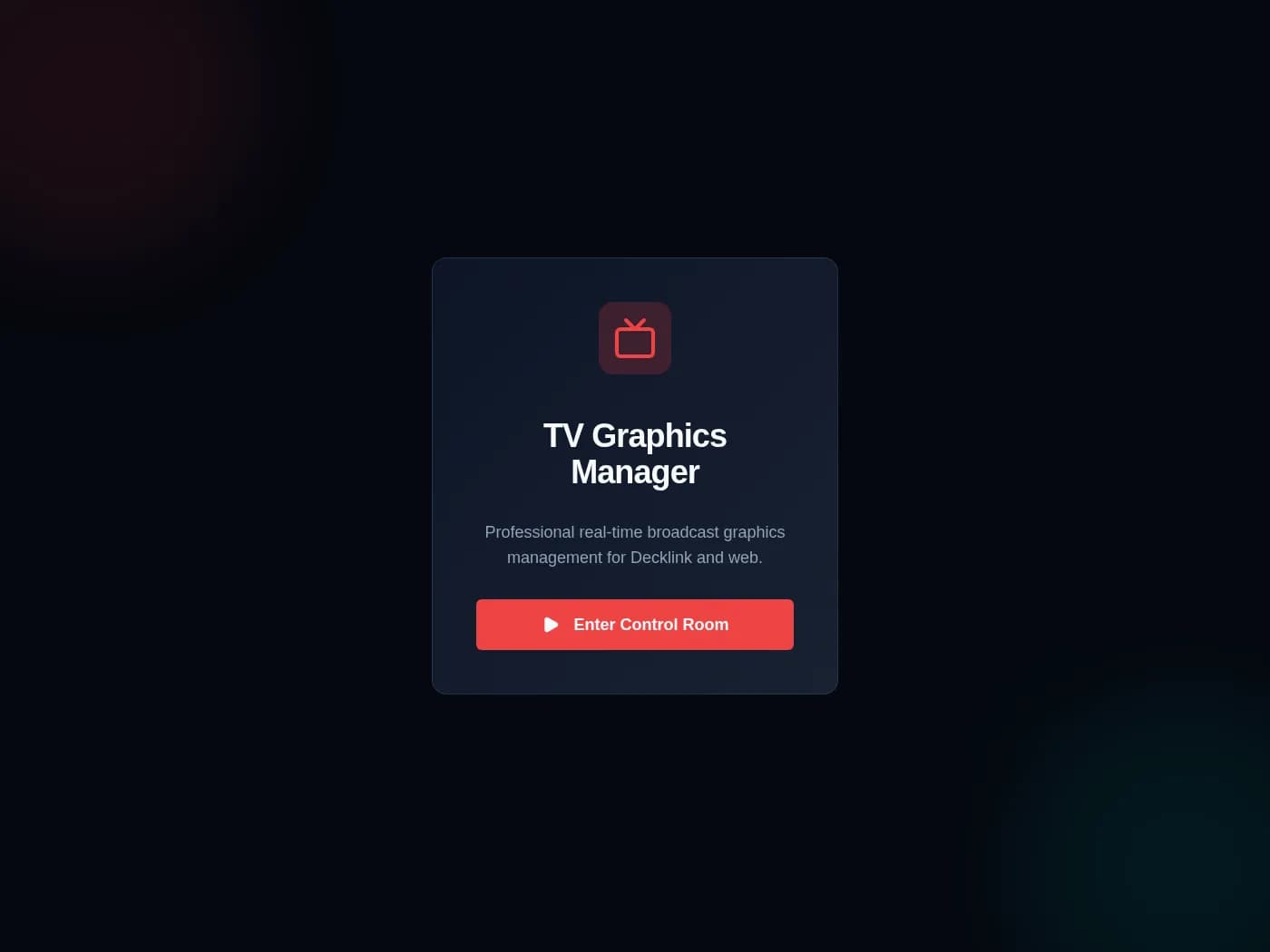 TV Graphics Manager
