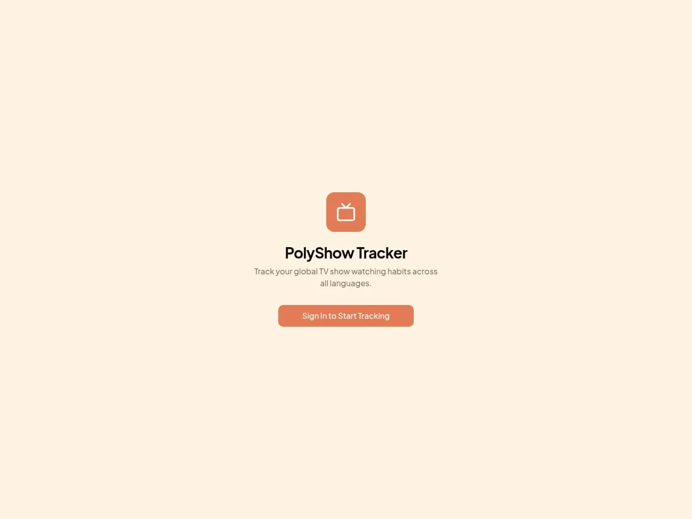 TV show tracker