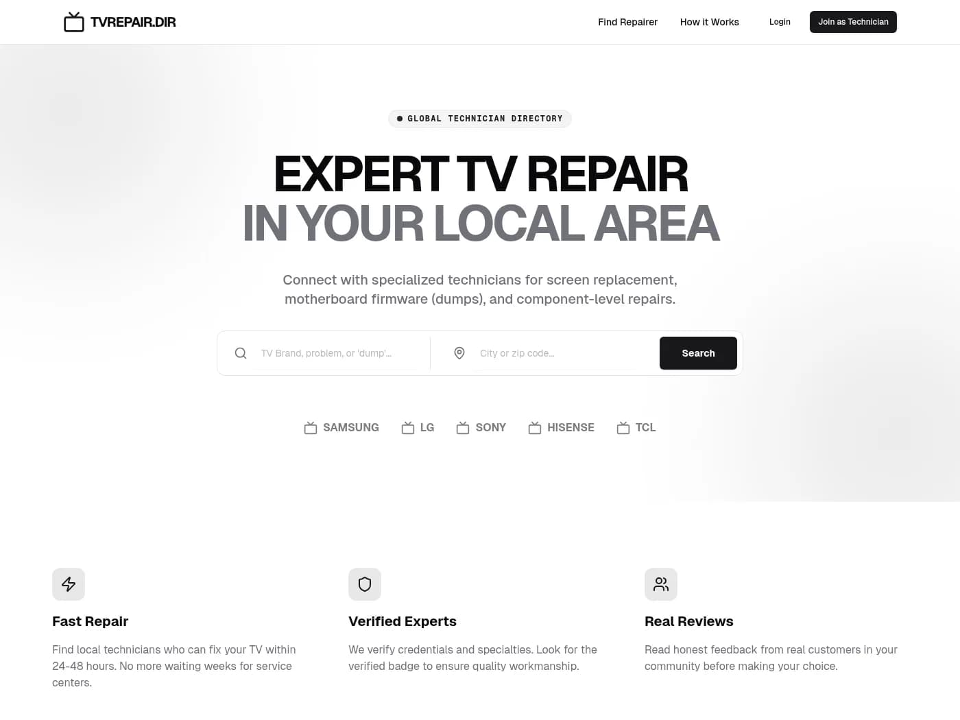 TV Repair Directory