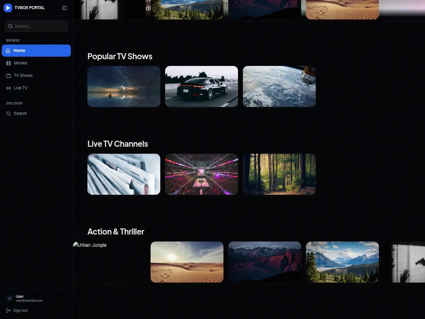 TVBox Portal